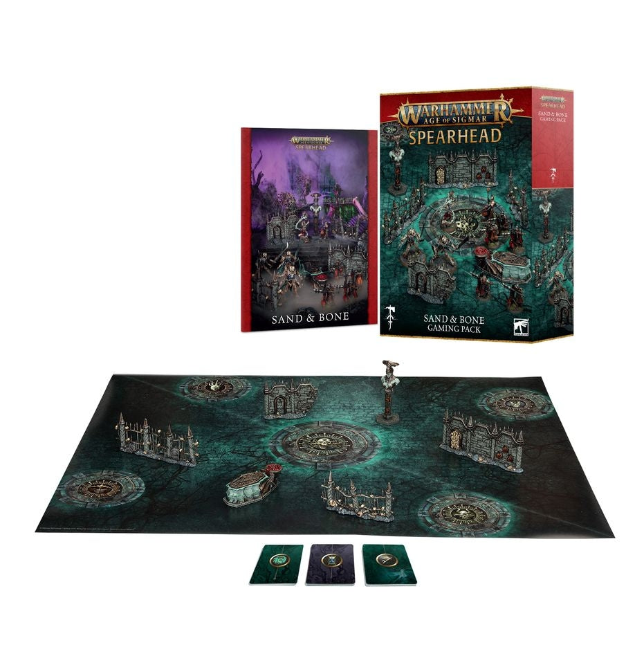 Age Of Sigmar: Spearhead - Sand And Bone Gaming Pack (2025) | Lazarus Games