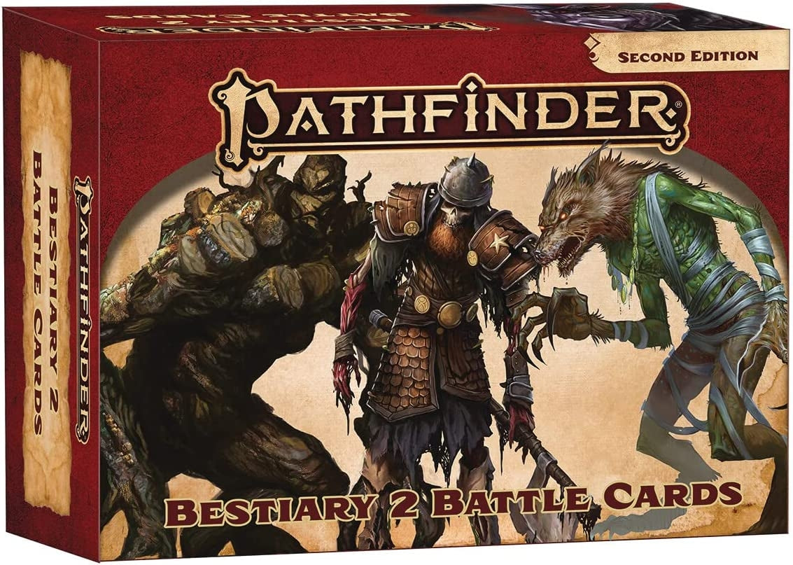 Pathfinder, 2e: Bestiary Battle Cards | Lazarus Games
