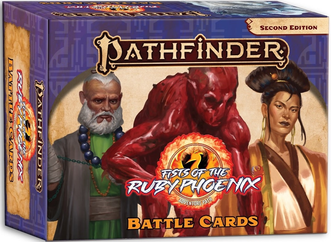 Pathfinder, 2e: Fists of the Ruby Phoenix Battle Cards | Lazarus Games