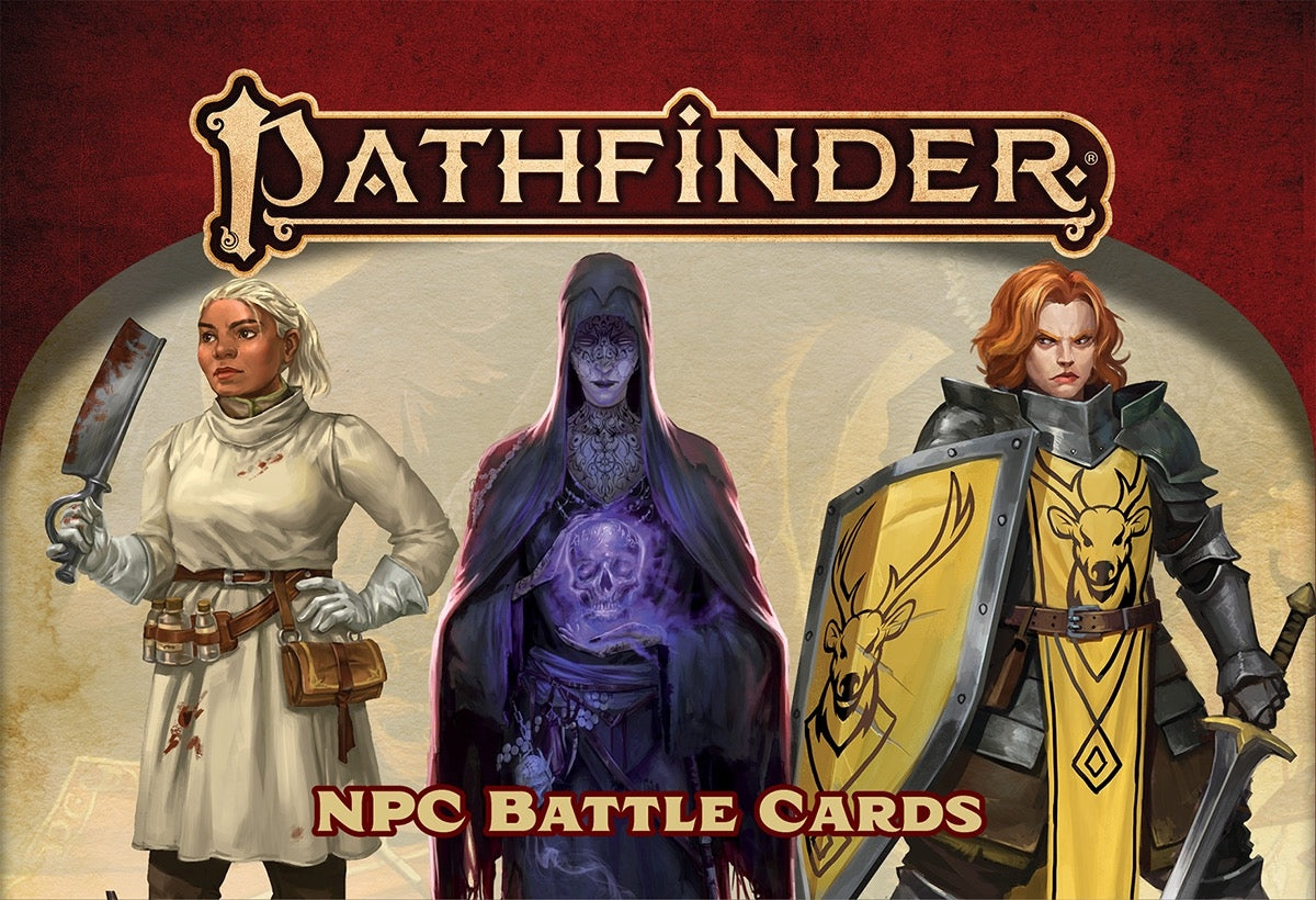 Pathfinder, 2e: NPC Battle Cards | Lazarus Games