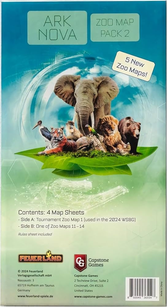 Ark Nova: Zoo Map Pack 2 | Lazarus Games