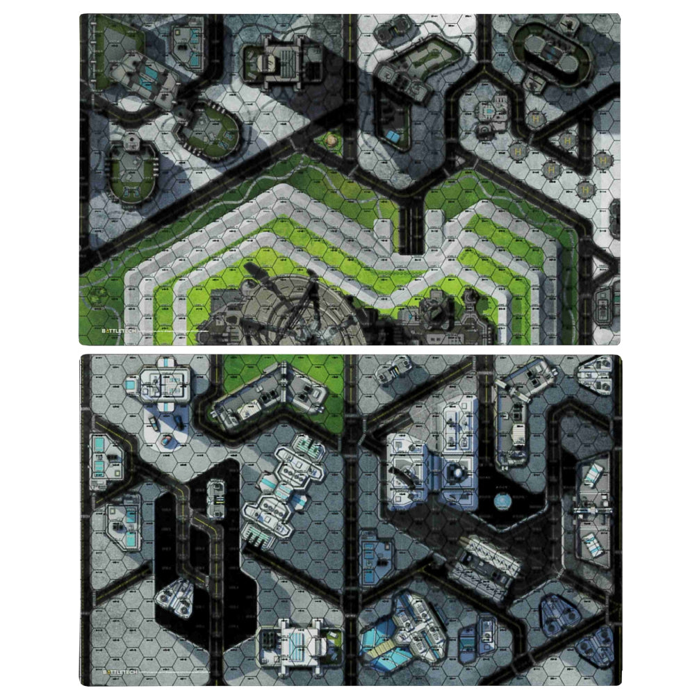 BattleTech: Battle Mat- City- HPG Heliport | Lazarus Games