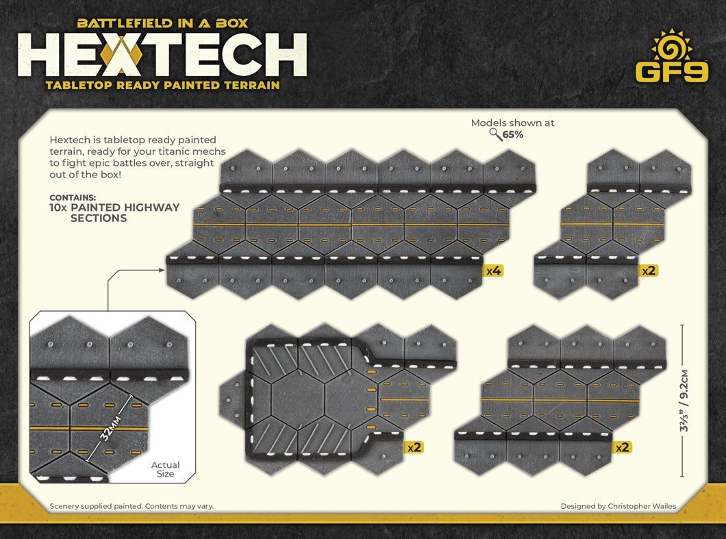 Battlefield in a Box: Hextech - Trinity City - Highways | Lazarus Games