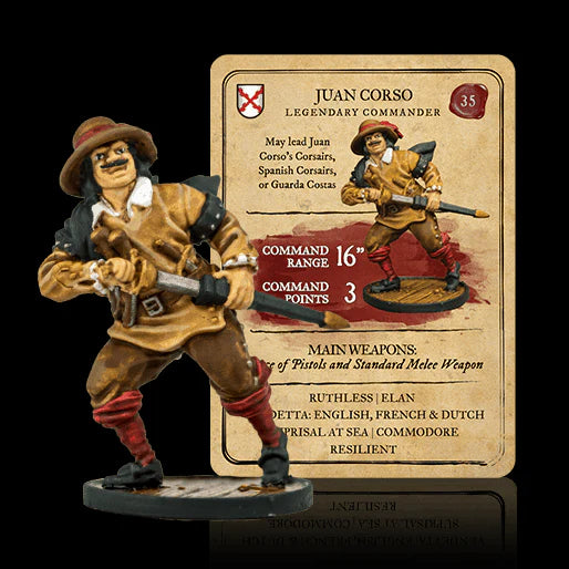 Blood & Plunder: Juan Corso Legendary Commander | Lazarus Games