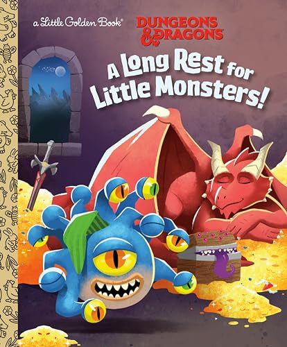 Dungeons & Dragons: A Long Rest for Little Monsters (A Little Golden B ...