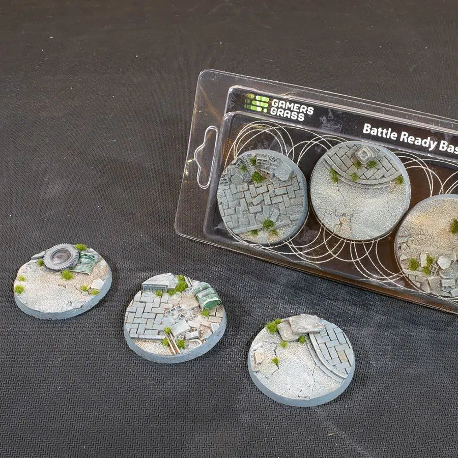 Gamers Grass: Battle Ready Bases - Urban Warfare (Round 50mm x3 ...