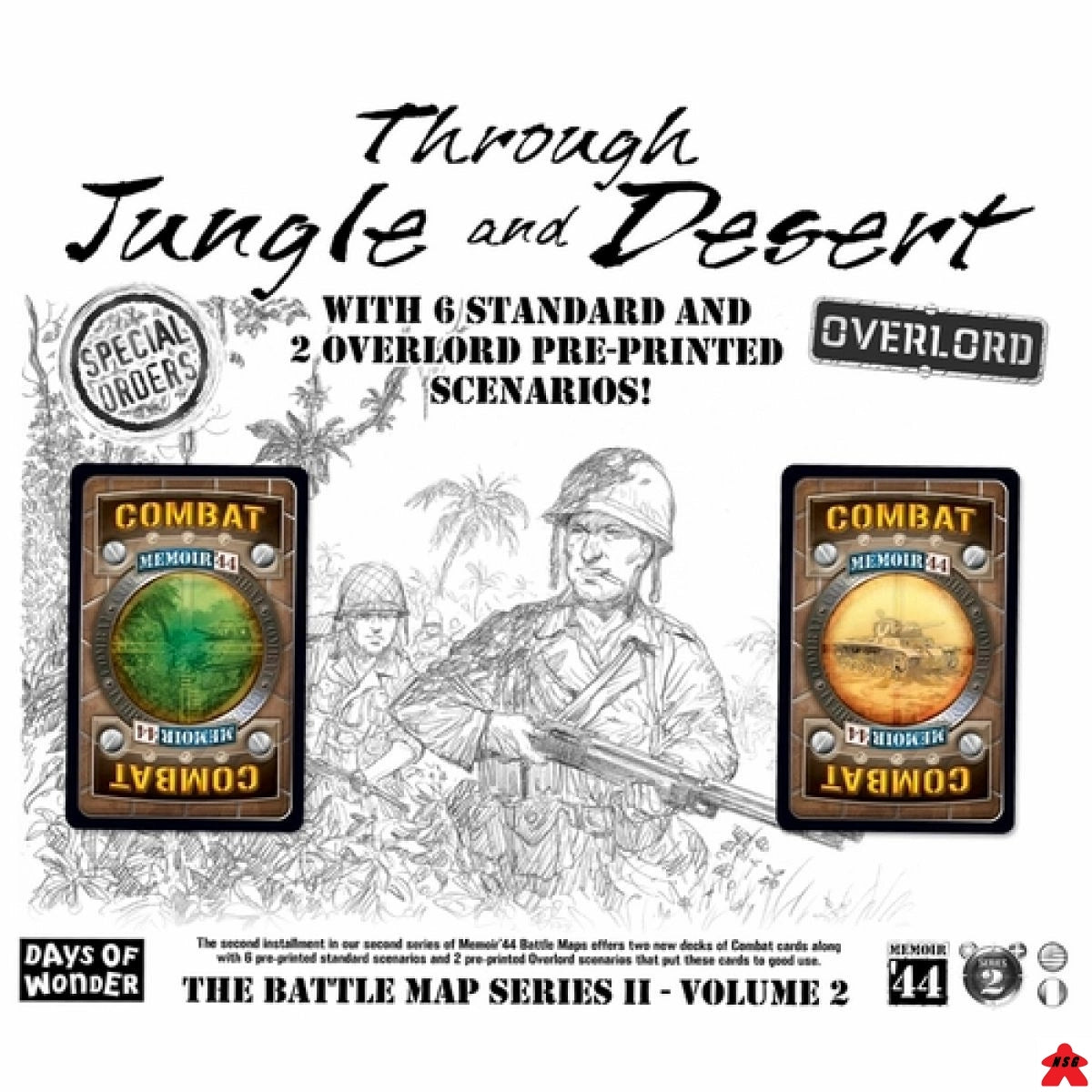 Memoir '44: The Battle Map Series II - Volume 2: Through Jungle & Dese ...