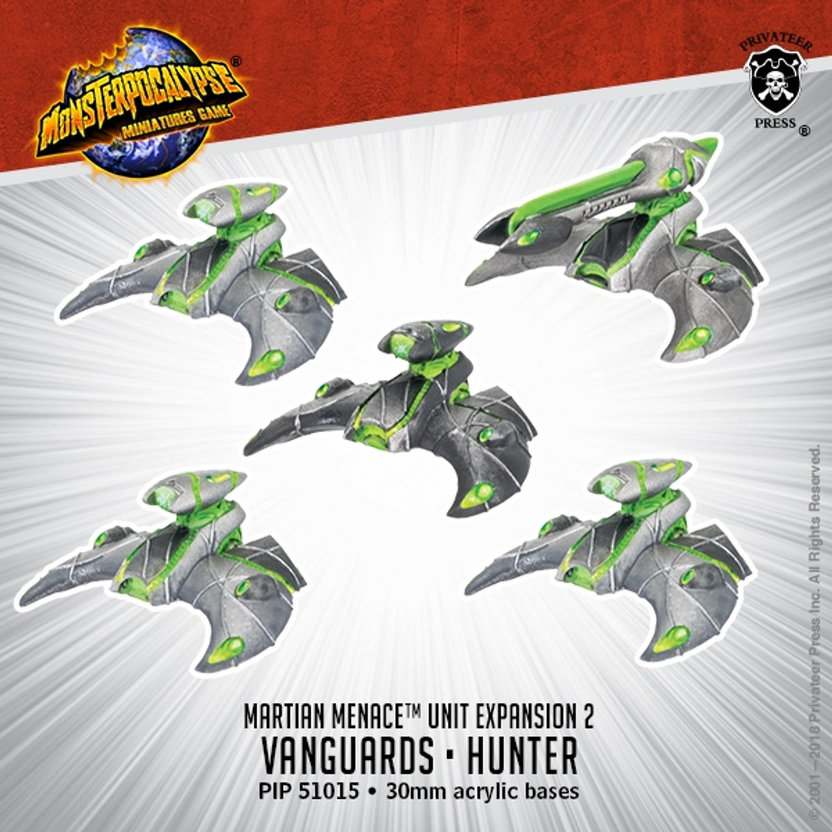 Monsterpocalypse: Martian Menace Unit - Vanguards & Hunter | Lazarus Games