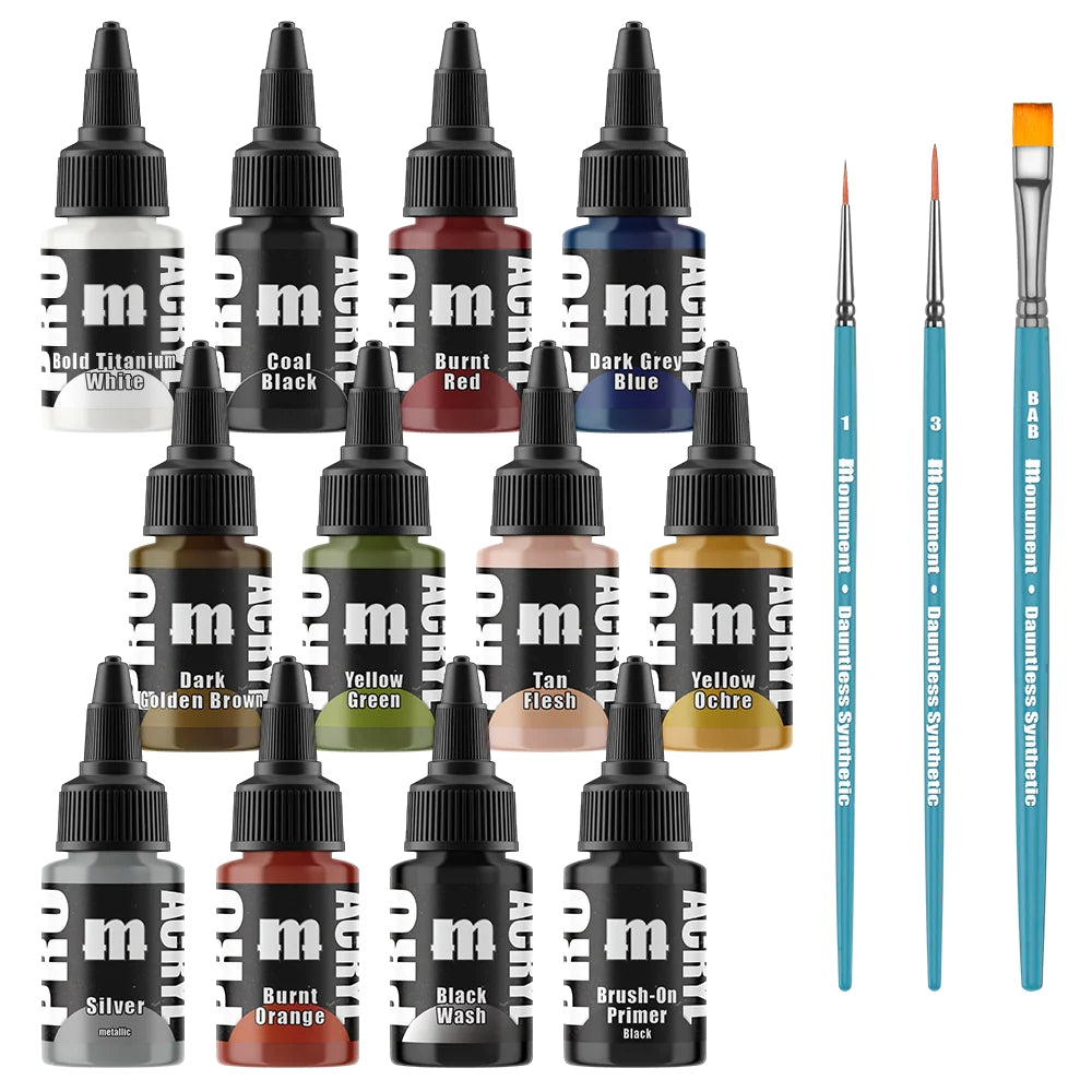 Monument Hobbies: Pro Acryl Standard Paints - Intro Set | Lazarus Games