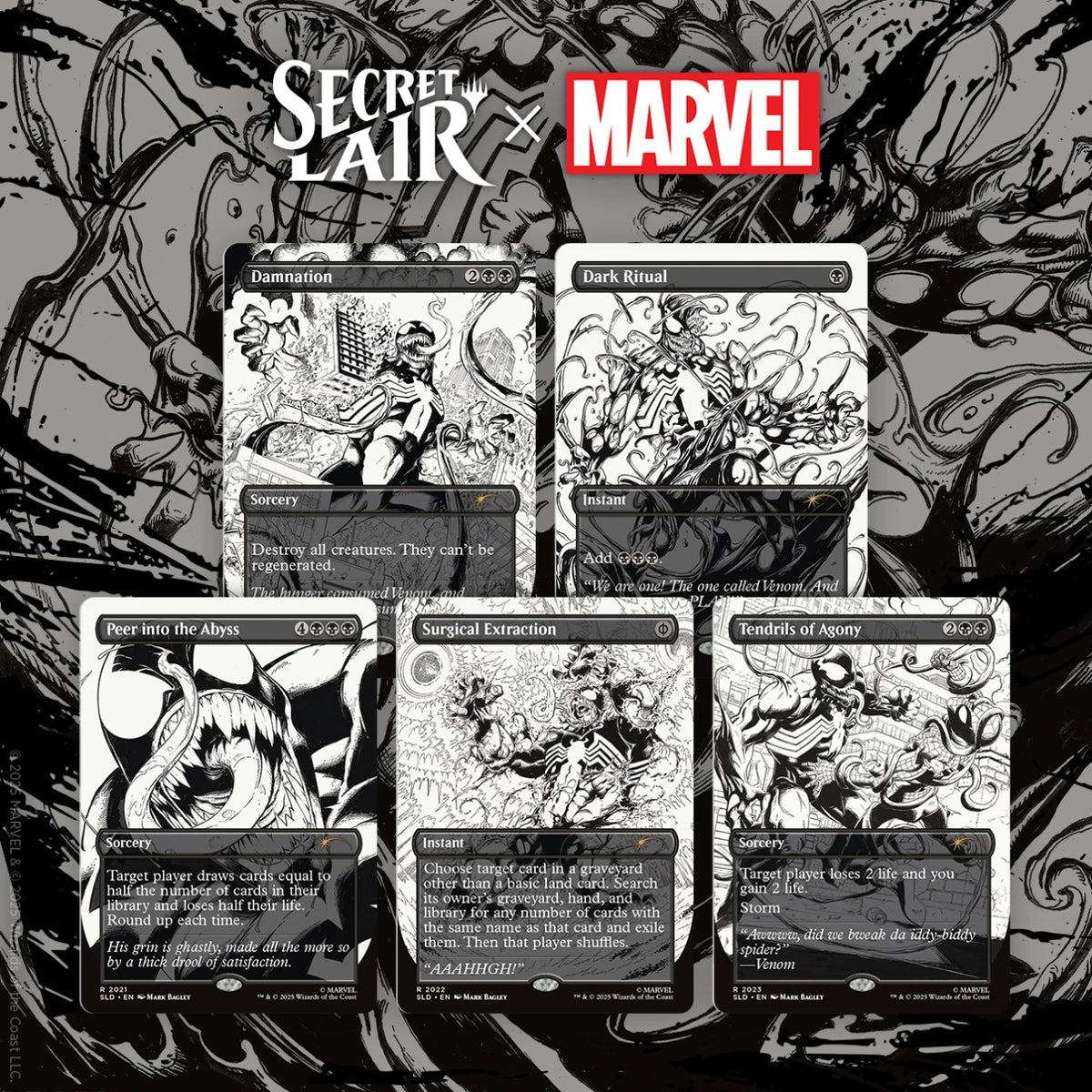 MtG: Marvel’s Spider-Man - Venom Unleashed (Inks) (Secret Lair ...