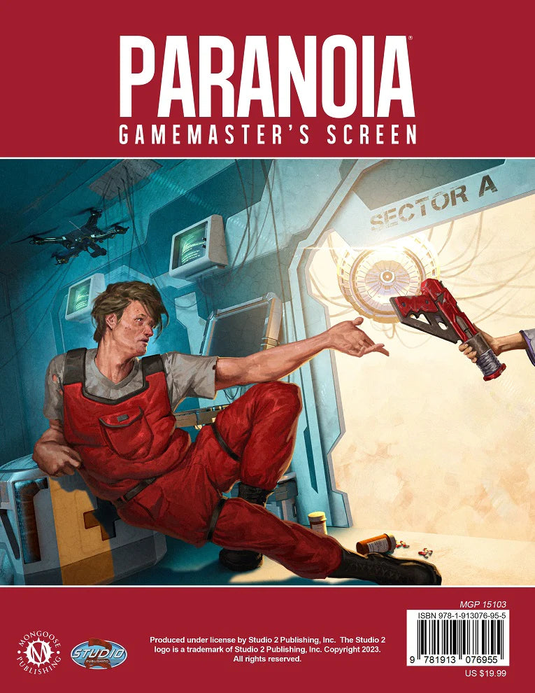 Paranoia RPG: GM Screen | Lazarus Games