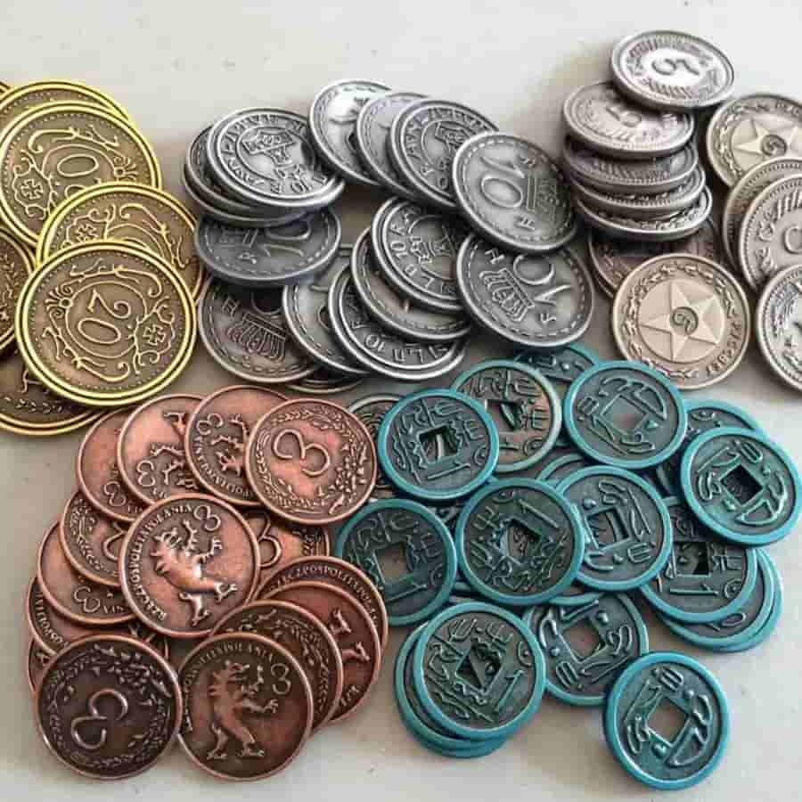 Scythe & Expeditions: Metal Coins | Lazarus Games