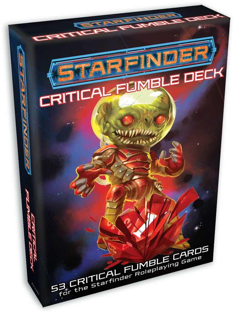 Starfinder RPG: Critical Fumble Deck | Lazarus Games