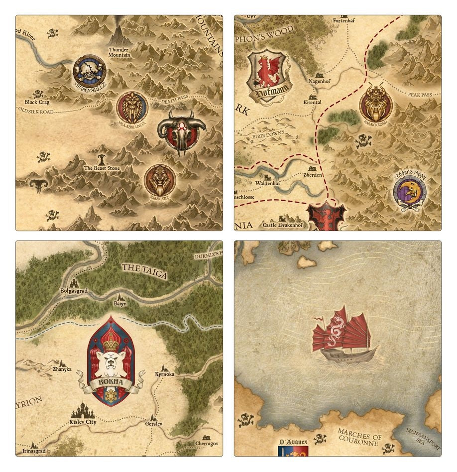 Warhammer: Map of the Old World – Imperial Calendar 2278 | Lazarus Games