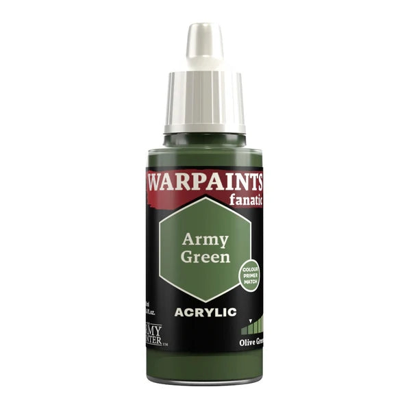 The Army Painter: Warpaint Fanatic - Army Green | Lazarus Games