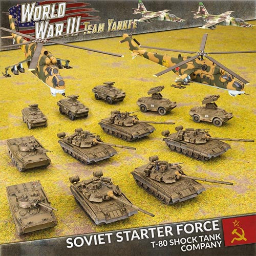 Soviet Starter Force: T-80 Shock Tank Company | Lazarus Games
