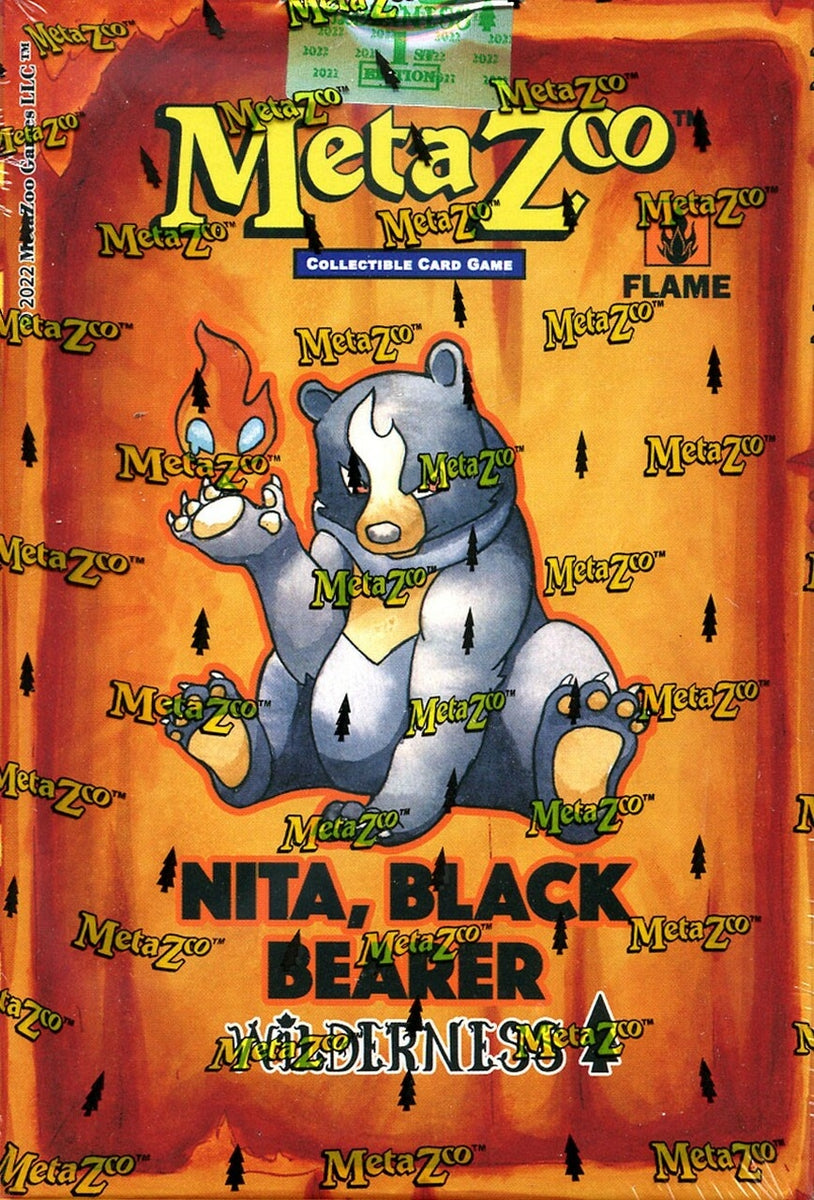 MetaZoo TCG: Wilderness Theme Deck - Nita Black Bearer - Flame ...