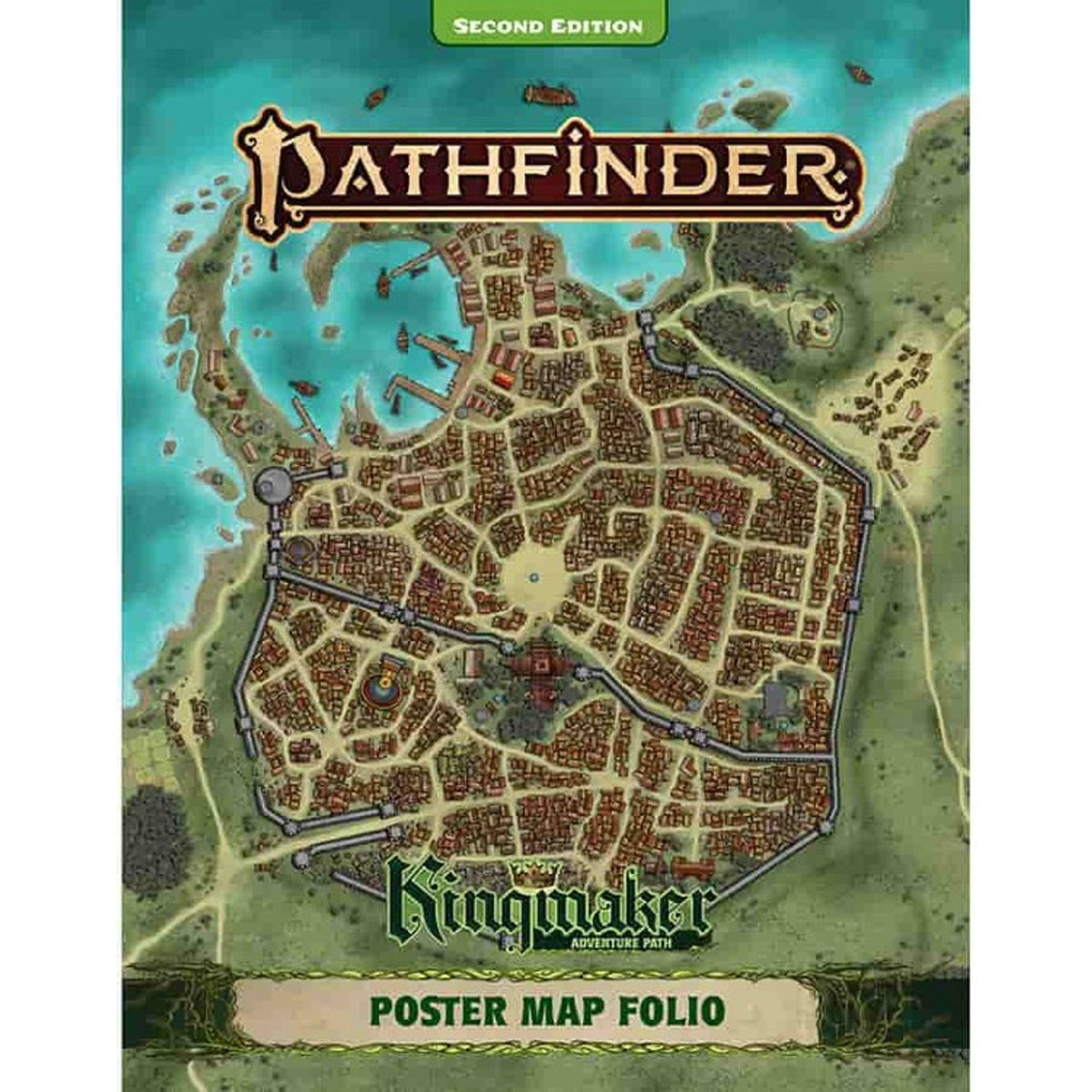 Pathfinder, 2e: Kingmaker Poster Map Folio | Lazarus Games