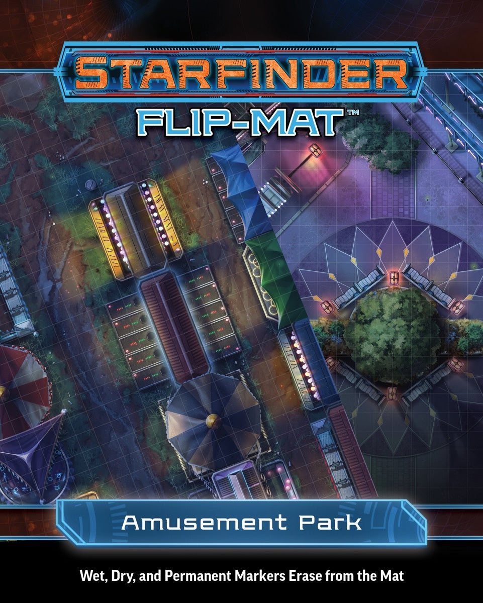 Starfinder Flip-Mat: Amusement Park | Lazarus Games