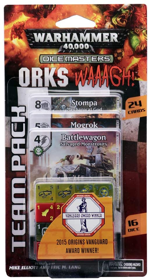 Warhammer 40,000 Dice Masters: Orks- WAAAGH! Team Pack | Lazarus Games
